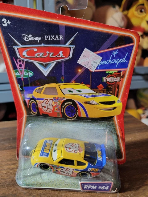 DISNEY PIXAR CARS RPM 64 Mattel Piston Cup Racer Speedway $12.98 - PicClick