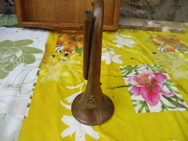 PETIT BUGLE , clairon canadien Ontario Regiment , WW1, WW2 EUR 25,00 - PicClick FR