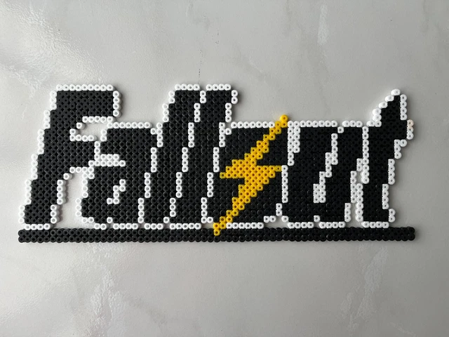 PIXEL ART / Perles A Repasser Logo Fallout EUR 8,00 - PicClick FR