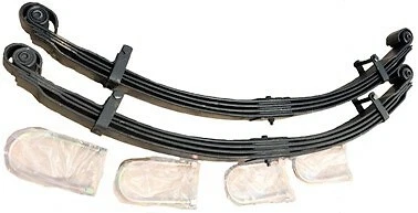 LAND ROVER SERIES 2/2A/3 Lwb Rear Parabolic Spring Kit Bushes, Springs ...