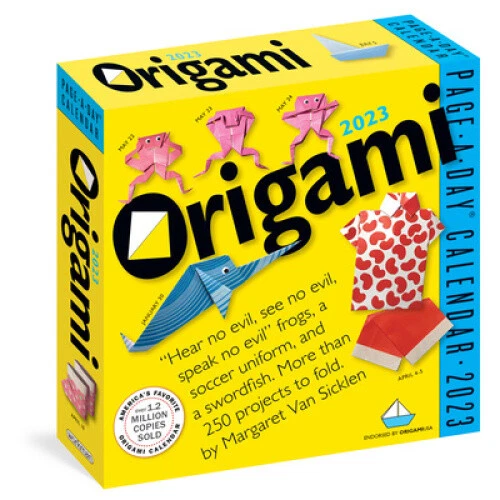 ORIGAMI PAGE A DAY CALENDAR 2023 By Workman Calendars EUR 15 29 origami-page-a-day-calendar-2023-by-workman-calendars-eur-15-29