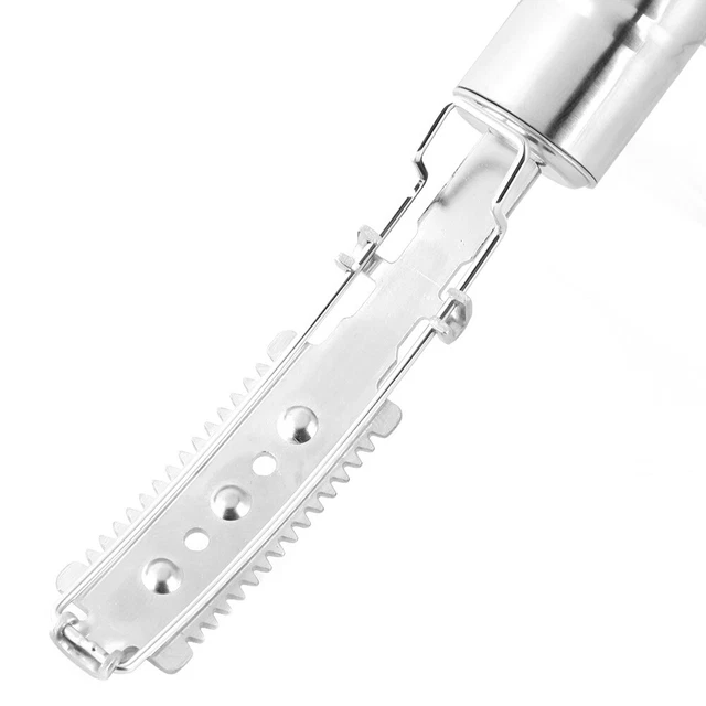 STAINLESS STEEL PIG Hair Scraper Fish Scale Pork Hair Remover Kitchen ...