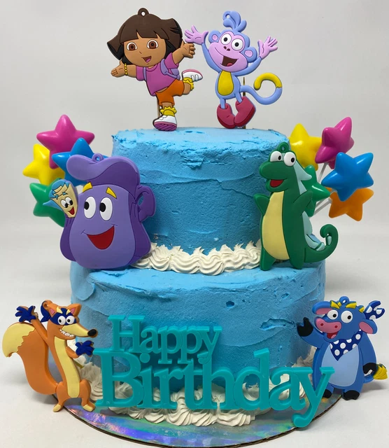 DORA THE EXPLORER Cake Toppers Set Brand New Featuring Back Pack £9.64 ...