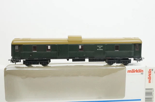H0--MÄRKLIN - 4186 (AC) ..Württemberger Gepäckwagen ..Blech ..OVP ..G2 /56 EUR 16,49 - PicClick DE