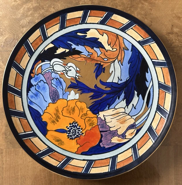 RARE ENGLISH ART deco Charlotte Rhead charger. Stunning £720.68 ...