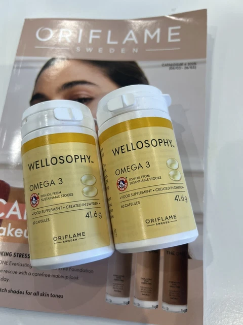 WELLNESS OMEGA 3 clinically tested 60 capsules X2 - New, Original ...