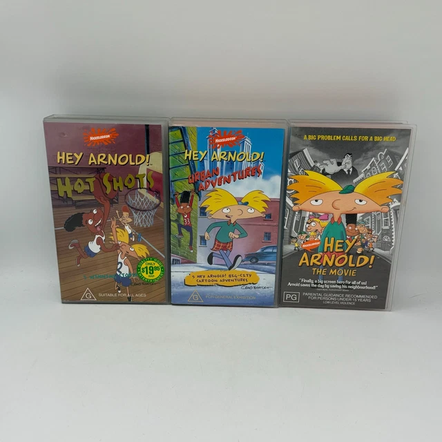 HEY ARNOLD! VHS Bundle The Movie, Urban Adventures, Hot Shots ...