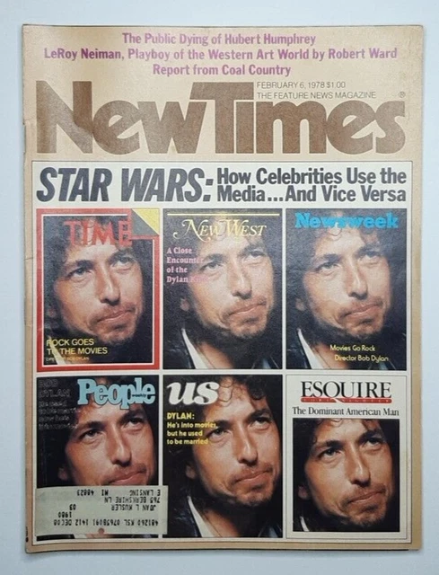 VINTAGE NEW TIMES Magazine 1978 Feb 6 Journalism Hubert Humphry LeRoy ...