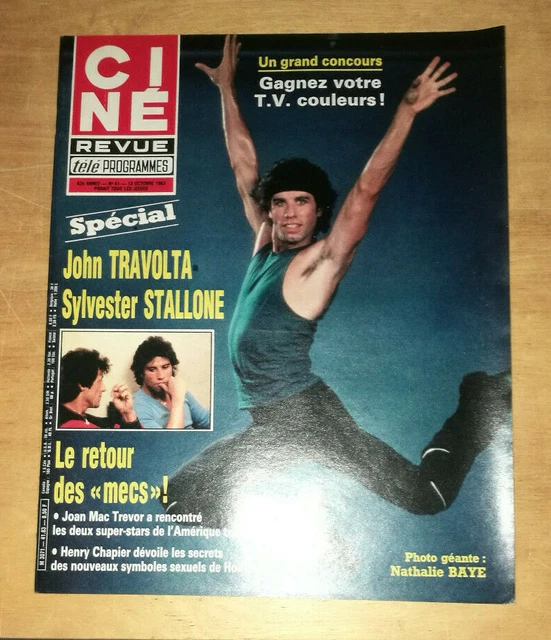 PROGRAMMES TV CINE Tele Revue N°41 13 Octobre 1983 John Travolta EUR 14 ...