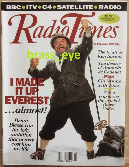 RADIO TIMES BRIAN Blessed Amanda de Cadenet Bill Roache Alison Steadman ...