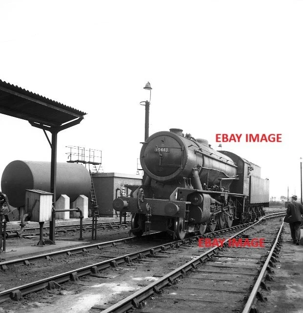 ORIGINAL 6X6 NEGATIVE BR/WD Austerity 2-8-0 No. 90443, Immingham Loco £ ...