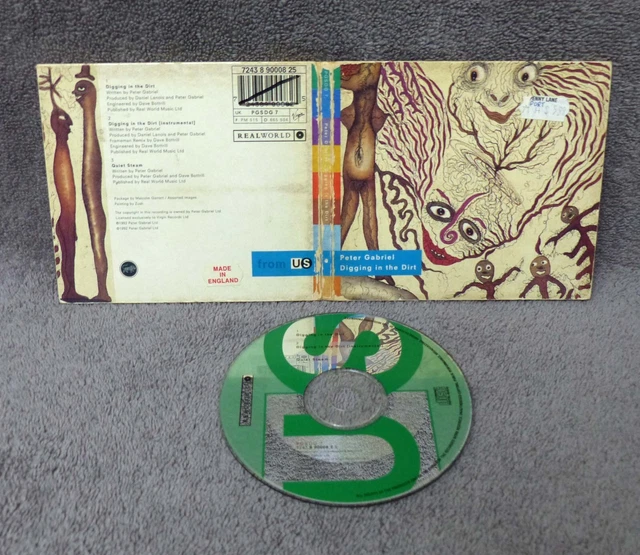 PETER GABRIEL DIGGING in the Dirt CD Single Virgin Realworld Import ...