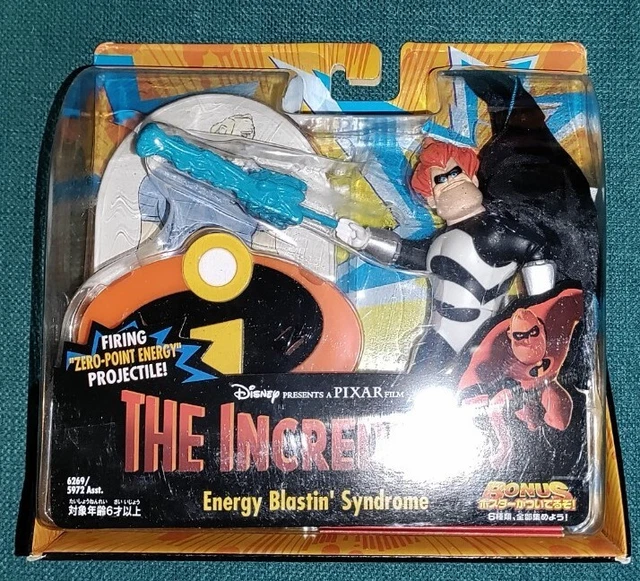 INCREDIBLES ENERGY BLASTIN' Syndrome Action Figure Disney Pixar Hasbro ...