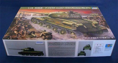 TRUMPETER 1/16 PANZERWAGEN DIY T-34/85 00904 Modell 1944 Werksnummer ...