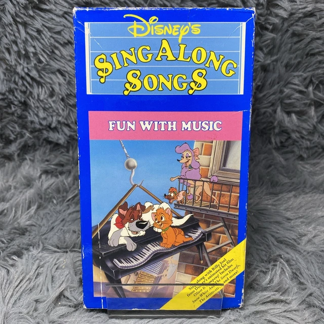 DISNEYS SING ALONG Songs - Fun With Music VHS Tape 1989 Classic Kids ...