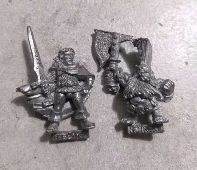WARHAMMER GOTREK GURNISSON & Felix Jaegar Slayer Dwarf DoW Black ...