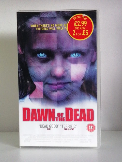 DAWN OF THE Dead - VHS Video - Horror Movie - Zombies - Remake £19.35 ...