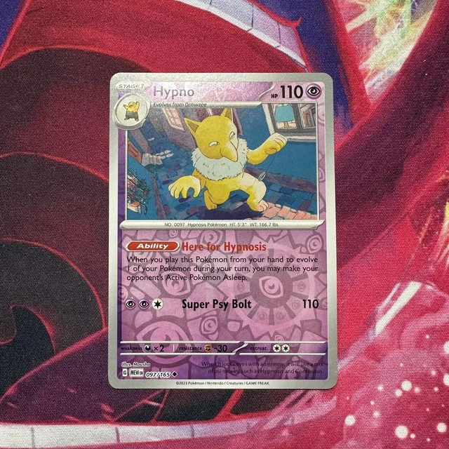 HYPNO 097/165 POKÉMON 151 Reverse Holo Pokémon TCG EUR 3,18 - PicClick DE