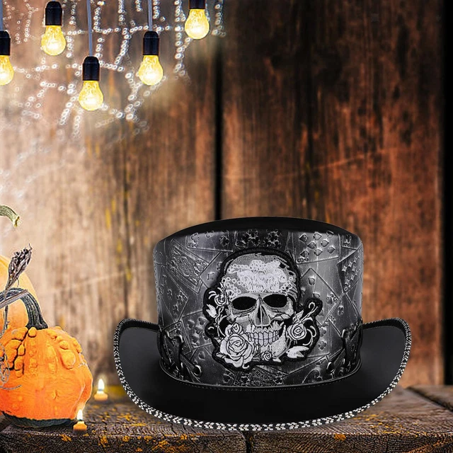 HALLOWEEN TOP HAT Steampunk Top Hat £23.64 - PicClick UK