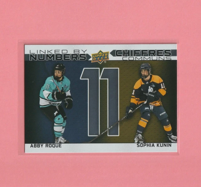 2023-24 UD TIM Hortons Greatest Duos Liked by Numbers ROQUE - KUNIN #LN ...