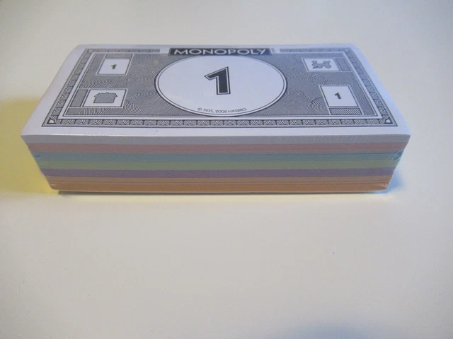 1 SATZ SPIELGELD / Geldscheine für Monopoly - OVP Neu EUR 8,50 ...