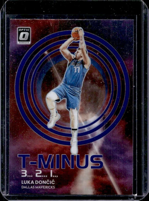 2022-23 DONRUSS OPTIC Luka Doncic T-Minus 321 Purple Prizm #7 Mavericks ...