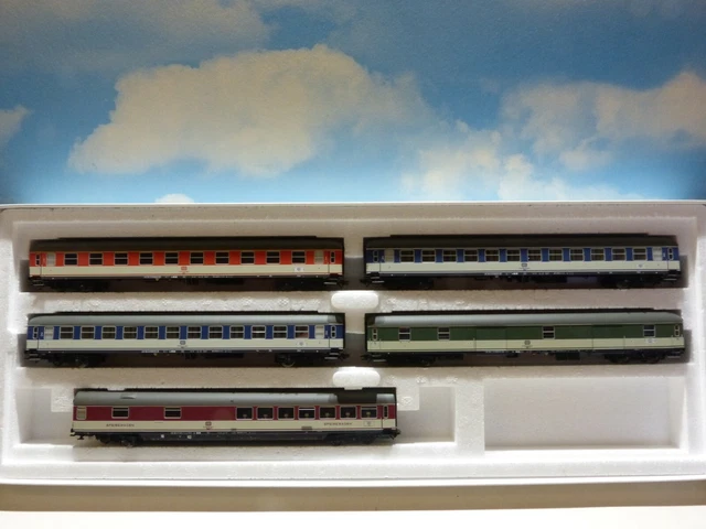 MÄRKLIN 43917 Schnellzugwagen-Set 5-tlg. Pop-Design DB /MHI / Spur H0 6 ...