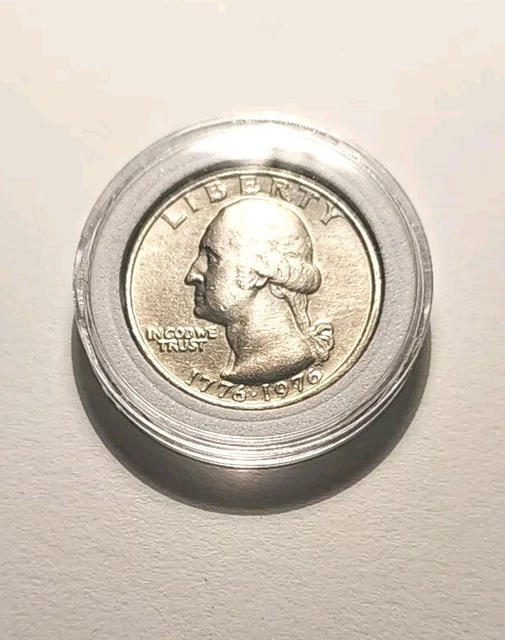 RARE 1776-1976 BICENTENNIAL Error Quarter With No Mint Mark Good ...