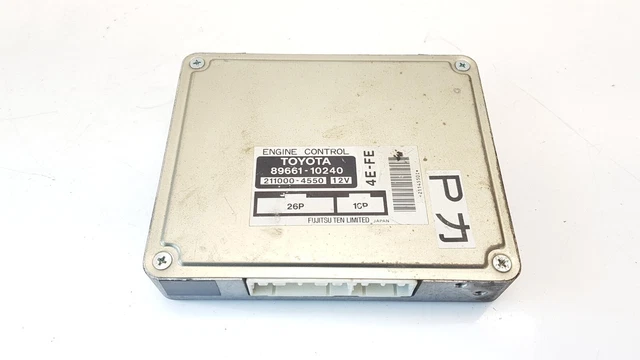 TOYOTA STARLET 1.3 Essence 4E-FE Unité Contrôle Moteur Module ECU 89661 ...