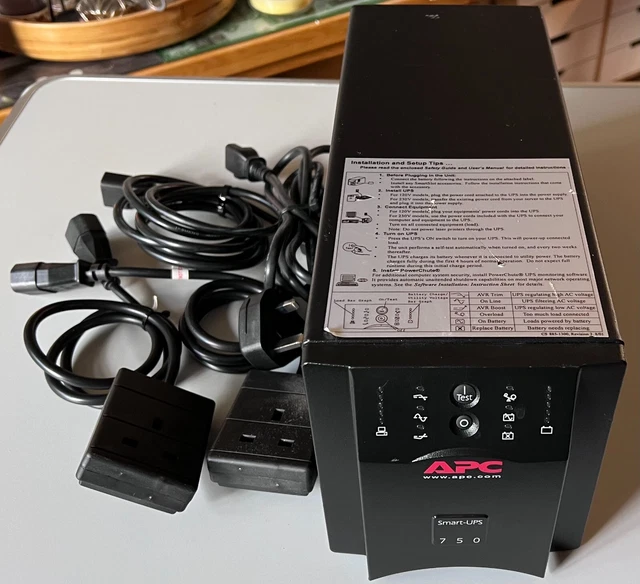 APC SMART UPS 750 Uninterruptible Power Supply With Iec Sockets £0.99 ...