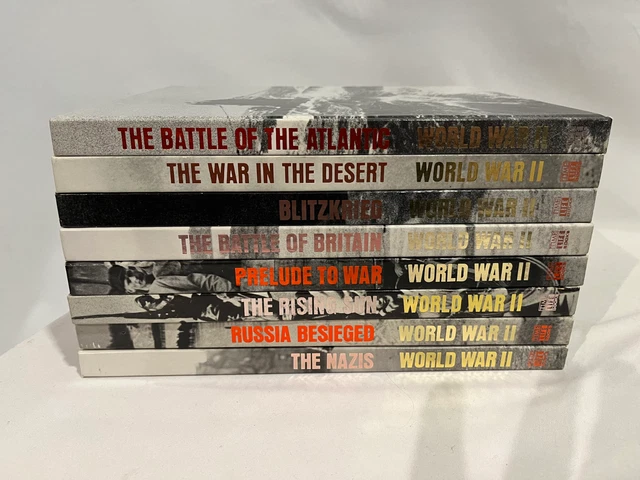 LOT PARTIEL DE 8 livres à couverture rigide de qualité comme neufs Time Life Books Seconde ...