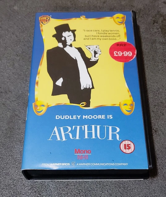 ARTHUR - VHS Tape - Dudley Moore - Comedy £4.00 - PicClick UK
