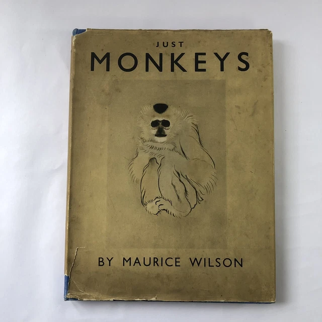 MAURICE WILSON JUST Monkeys Country Life Ltd 23 Coloured plates 1937 ...