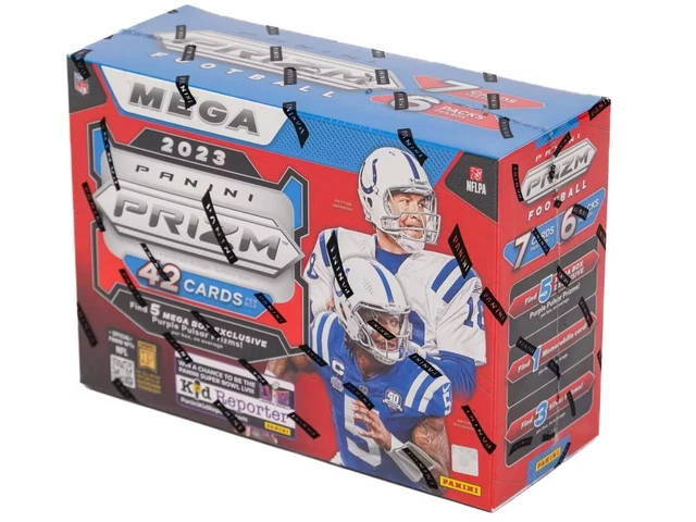 2023 PANINI PRIZM NFL Football Hobby Mega Box (Purple Pulsar Prizms ...
