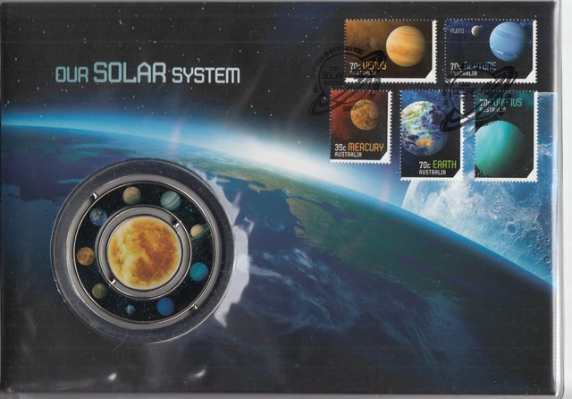 AUSTRALIA MEDALLION PNC 2015 Our Solar System Venus Neptune Mercury ...