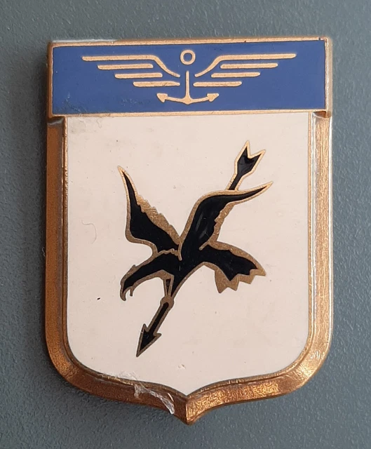 INSIGNE AÉRONAVALE FLOTTILLE 17 F Chasse Etendard variante 1980s ...