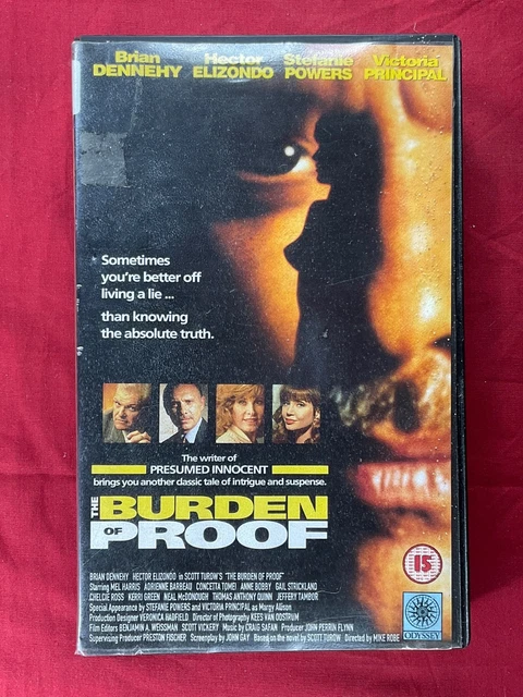 THE BURDEN OF Proof VHS video £4.50 - PicClick UK