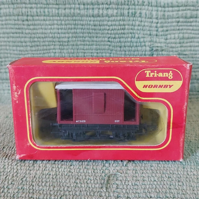 VINTAGE TRIANG HORNBY R.16 Brake Van - Boxed £4.50 - PicClick UK