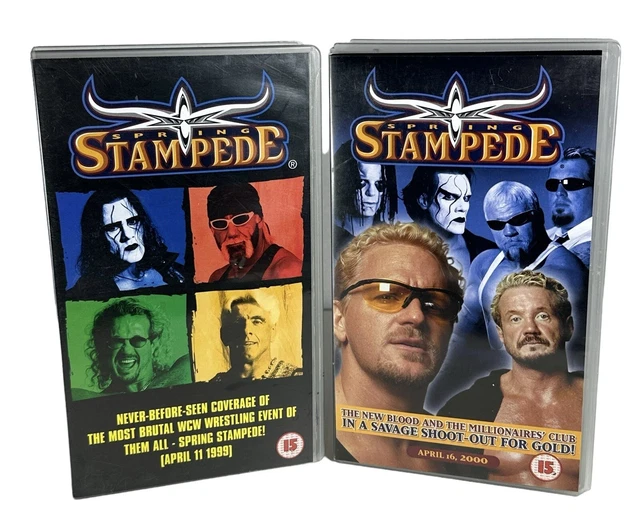 WCW WRESTLING SPRING Stampede 1999 & 2000 VHS Tapes £16.99 - PicClick UK
