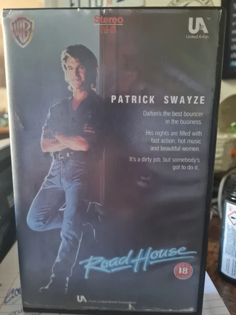 ROAD HOUSE PATRICK Swayze Big Box vhs tapes ex rental £1.99 - PicClick UK