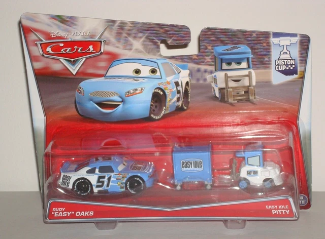 DISNEY PIXAR CARS 2 Pack Ruby "Easy" Oaks / Easy Idle Pitty Nip £13.37 ...