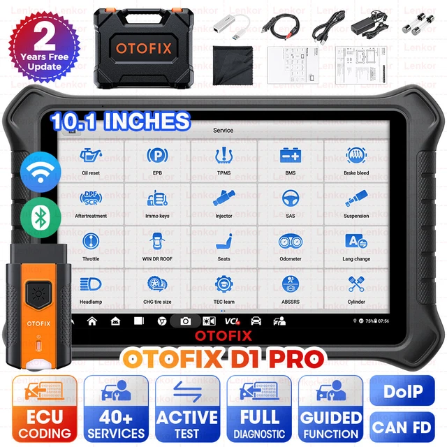 2024 OTOFIX D1 PRO Auto OBD2 Dispositivo Diagnostico TUTTI I SISTEMI ...