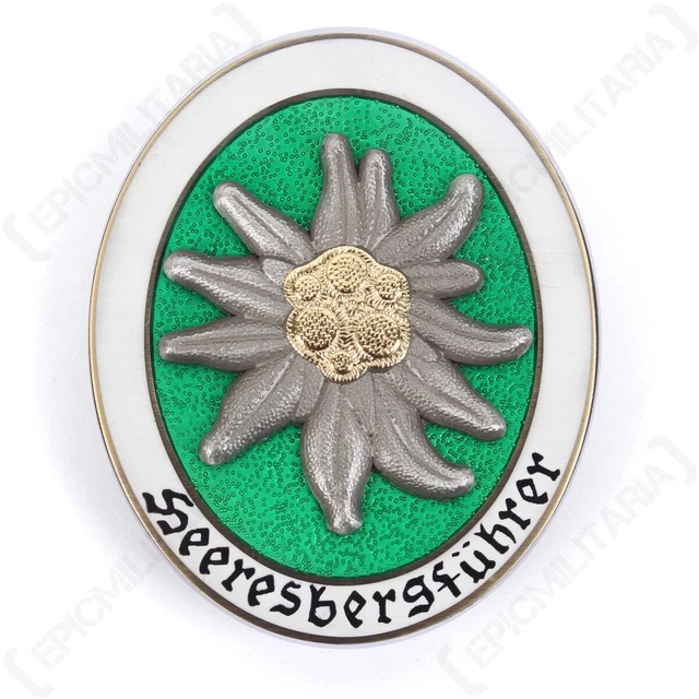 REPRODUCTION WW2 GERMAN Heeresbergfuhrer (Army Mountain Guide) Enamel ...