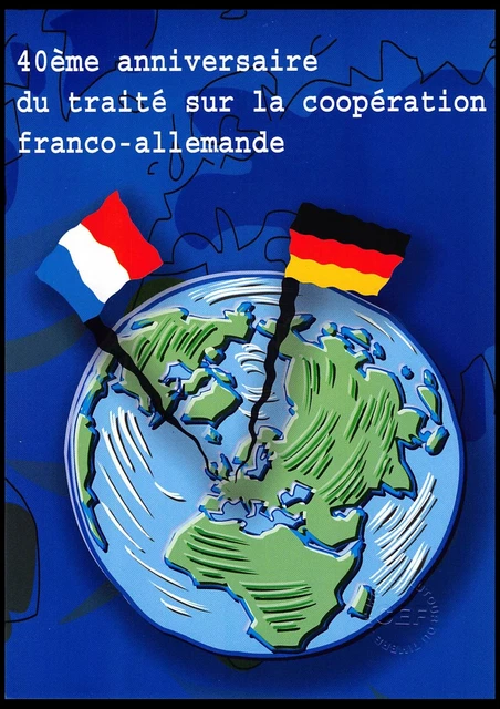 ENCART CEF - Traité coop. Franco-Allemande - 16/1/2003 Paris EUR 5,00 - PicClick FR