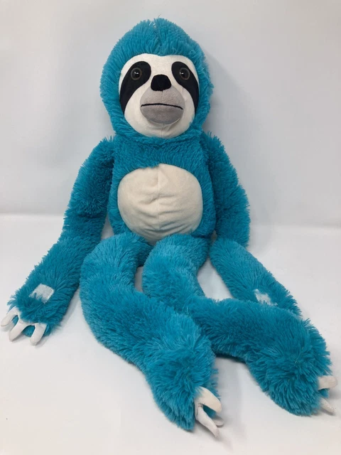 CHEEKY TEAL SLOTH Plush 75cm Cuddle Soft Toy Teddy Large Hug Plushie ...