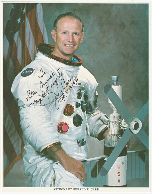 GERALD P. CARR - orig. Autogramm, 20x25 cm, Skylab 4, signed EUR 89,99 ...