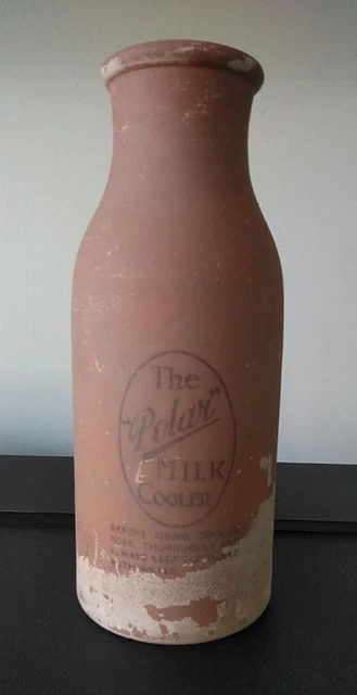 VINTAGE TERRACOTTA “THE Polar Milk Cooler” 1930s £27.50 - PicClick UK