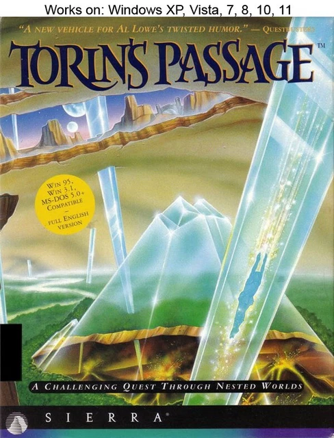 TORIN'S PASSAGE PC Game 1994 Sierra Windows 10 11 EUR 12,31 - PicClick FR