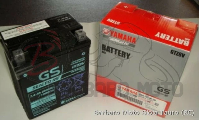 MOTORCYCLE BATTERY GS GTZ8V (YTZ8V) Original Yamaha Xmax 300 2017 2018 ...