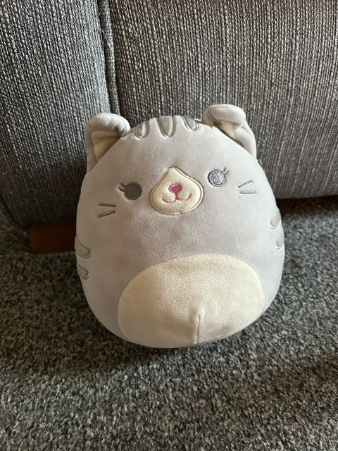 TALLY THE GREY Tabby Cat Squishmallow 7.5" Plush Kelly Toy £8.00 ...